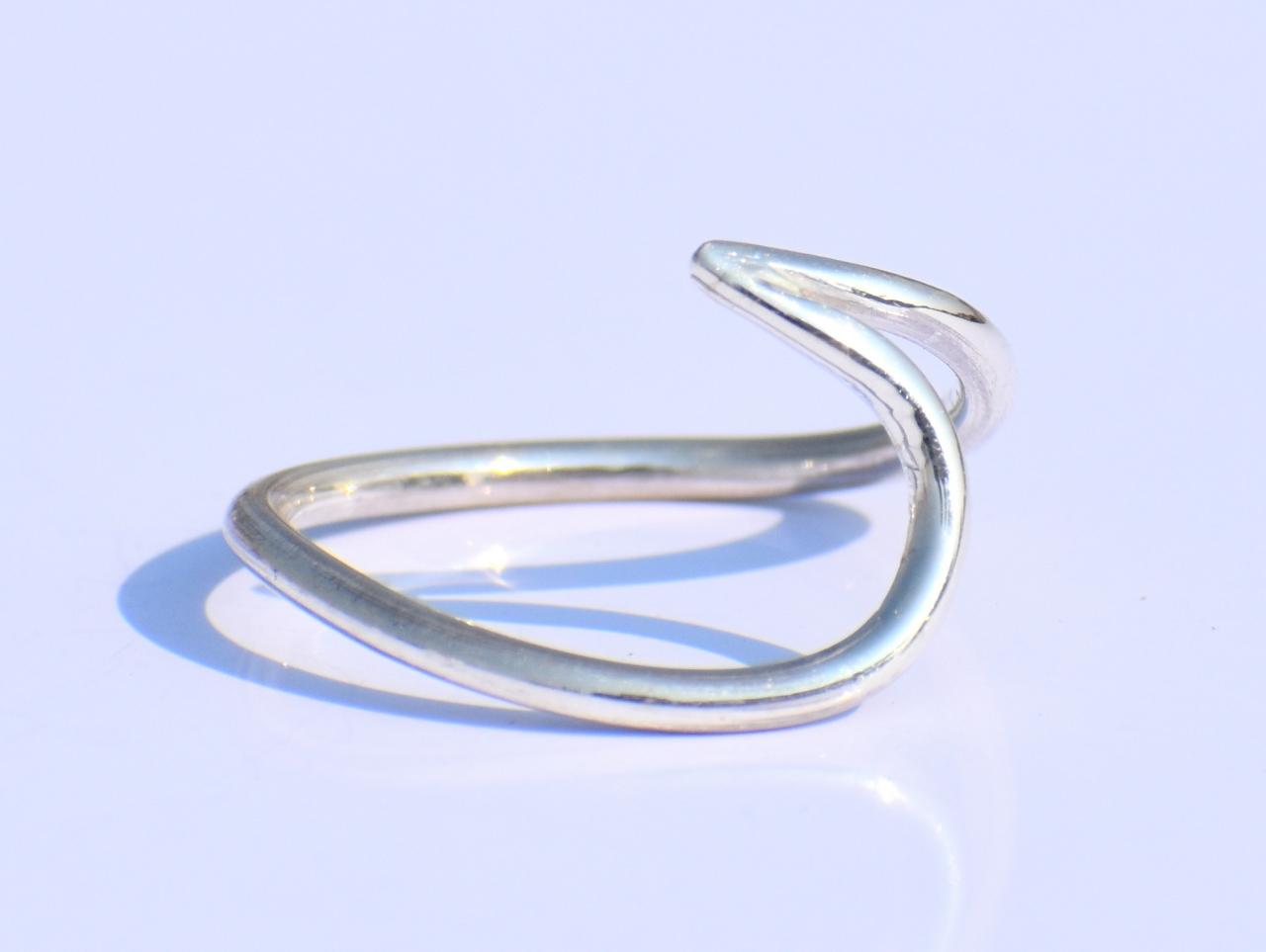 Wave Ring, Surfer Ring, 925 Sterling Silver Ring, Dainty Wave Ring, Pura Vida Ring, Stacking ...