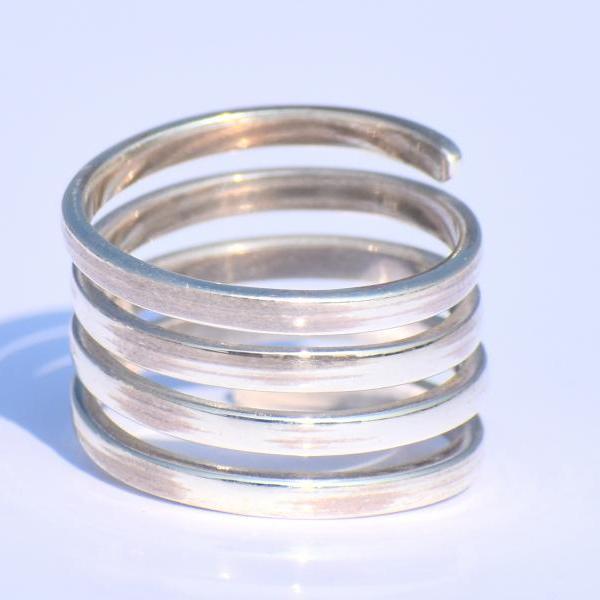 Five Joint Bar Ring, 925 Sterling Silver Ring, Midi Ring, Engagement ...